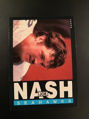 1985 Topps # 390 JOE NASH ROOKIE RC Seattle Seahawks LOOK | eBay