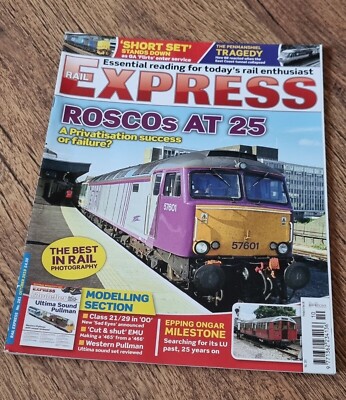 Rail Express Magazine October 2019 no 281 British Rail class 20 37 56 ...