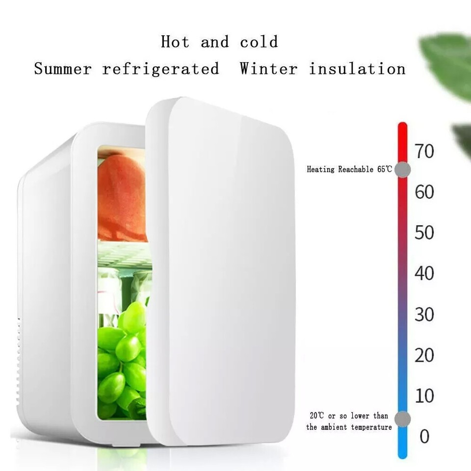 Mini Fridge 8L Portable Table Top Electric Small Cooler Warmer Ice Box ...