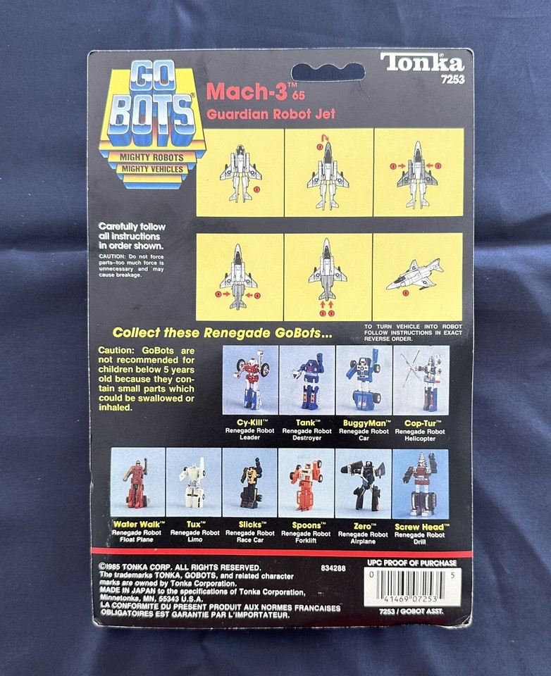 NEW VINTAGE GOBOTS - MACH-3 EXCELLENT CONDITION!! RARE! | eBay