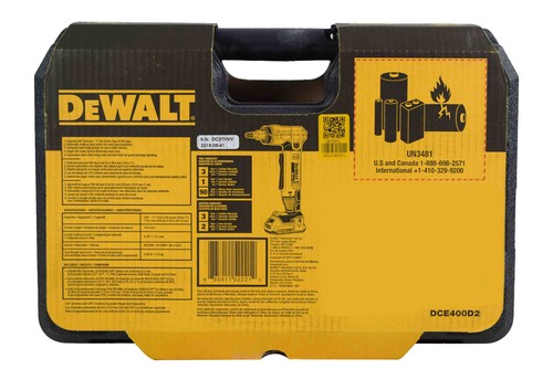 DEWALT DCE400D2 20-Volt Max Lithium Ion Cordless PEX Expansion Tool Kit ...