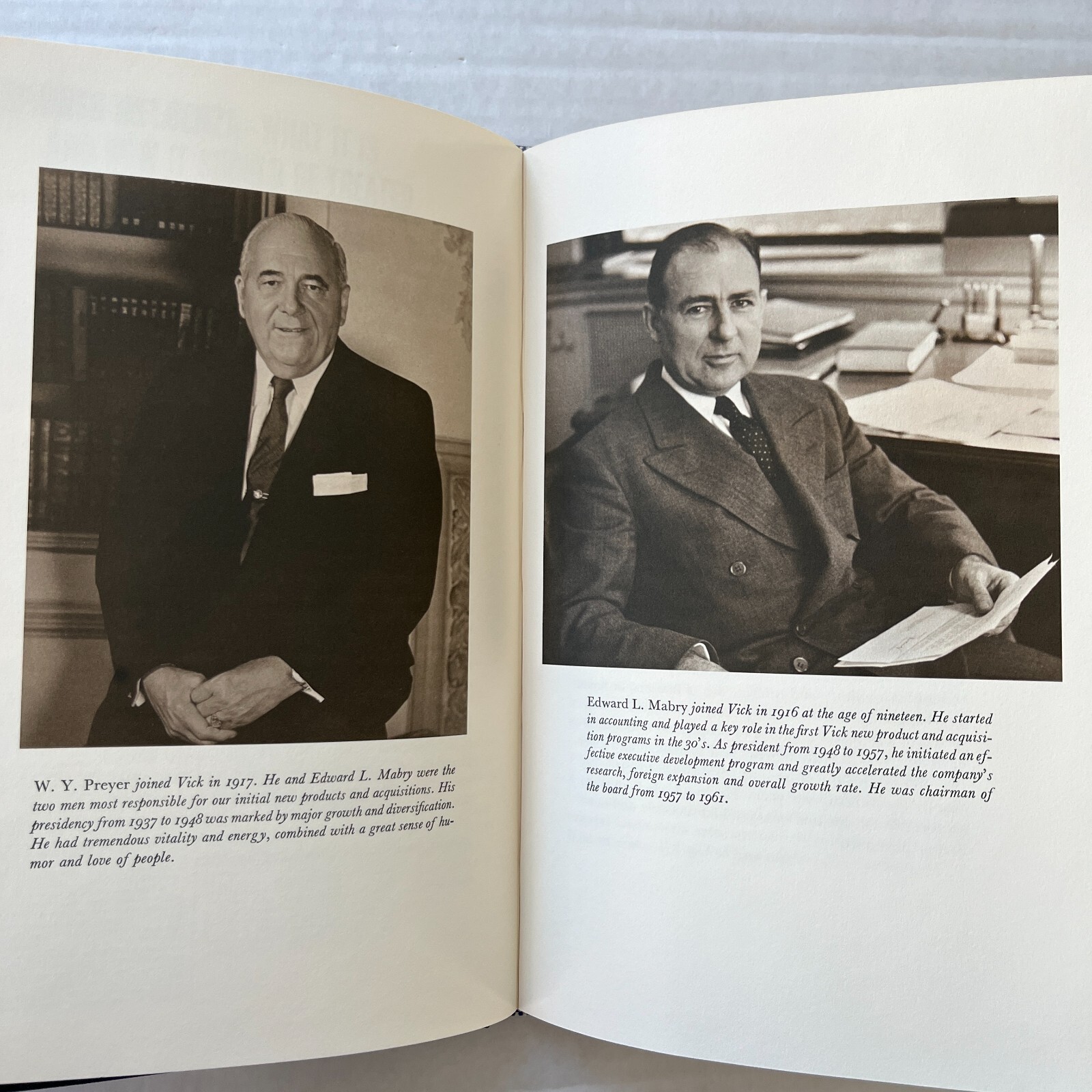 Early History of Richardson-Merrell Vick Company Hardcover Book Vicks ...