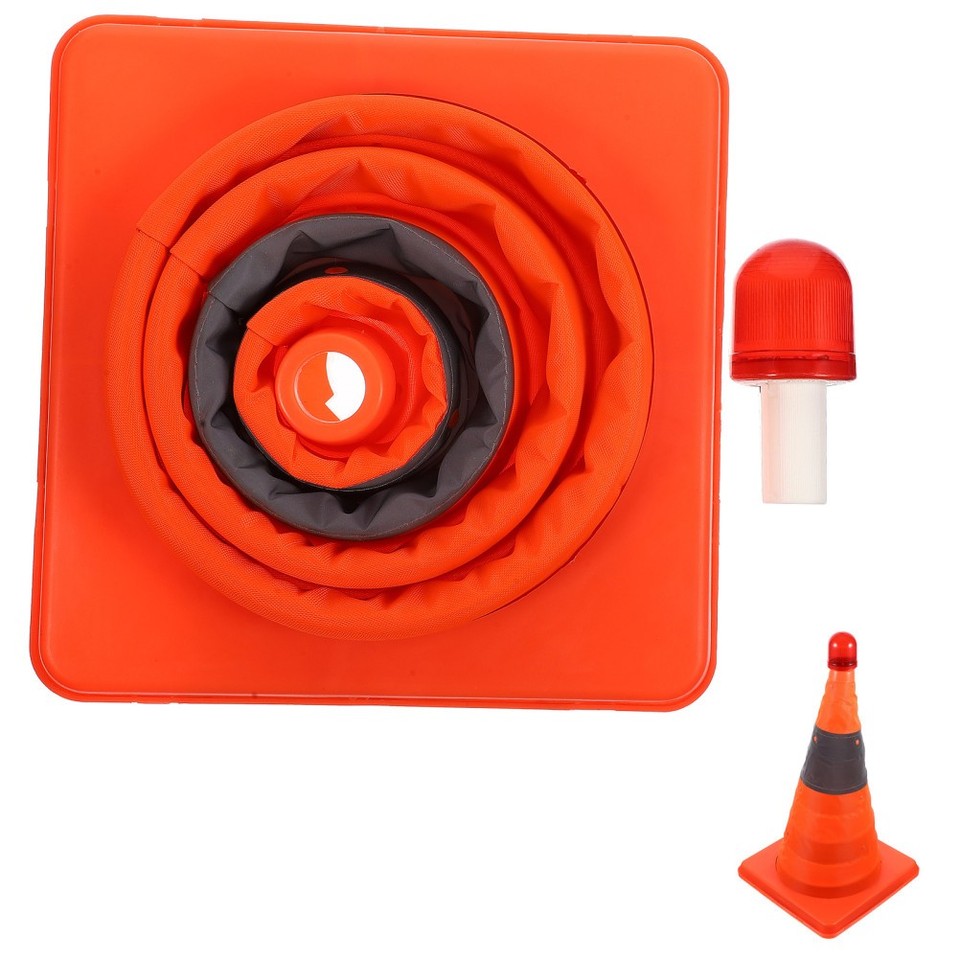 Cone 45cm Multi-function Reflective Traffic Safety Road Cone With LED ...