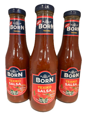 3x Born Texiko Salsa Tomate-Chili für Nachos und Wraps 3x 450ml aus ...