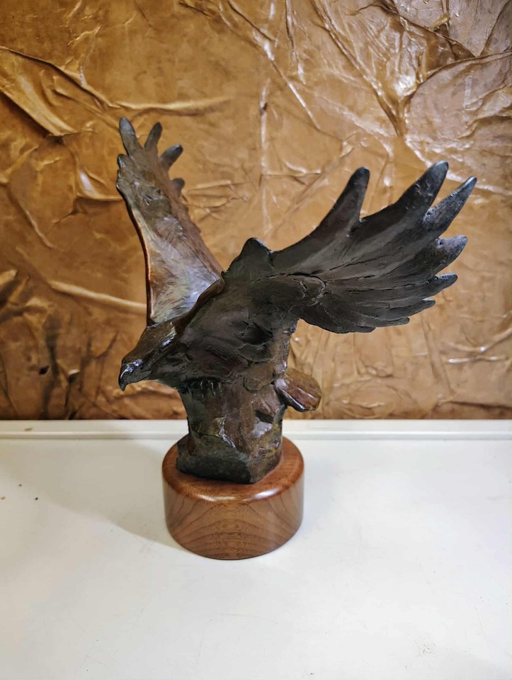Sandy Scott Bronze Sculpture Presidential Eagle Ltd Edition Signed 6/ ...