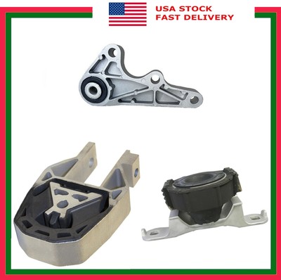 3PCS RH Eng Mounts & Rear Eng Torque Strut Mount For Volvo C30 C70 S40 ...