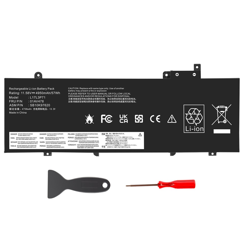 01AV478 Battery For Lenovo ThinkPad T480s L17L3P71 L17M3P71 01AV479 ...