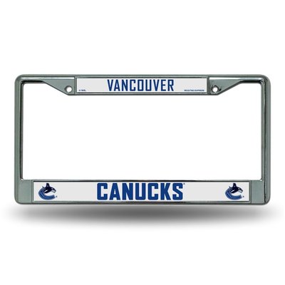 Vancouver Canucks CHROME LICENSE PLATE FRAME | eBay