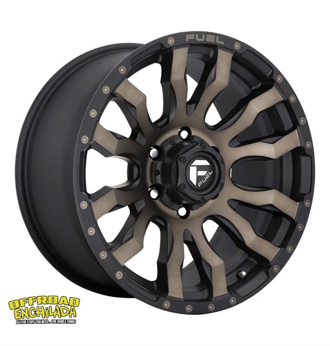 1/ 22x10 6x5.5 Fuel Offroad Blitz Wheels Fits Ford Bronco Chevy Tacoma ...