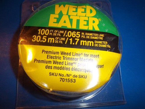 NEW WEED EATER TRIMMER LINE 065 ROUND 100' FITS MANY TRIMMERS ...
