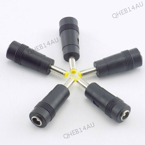 5.5x2.1mm Female To 4.0x1.7mm Male DC Power Jack Plug Adapter Connector ...