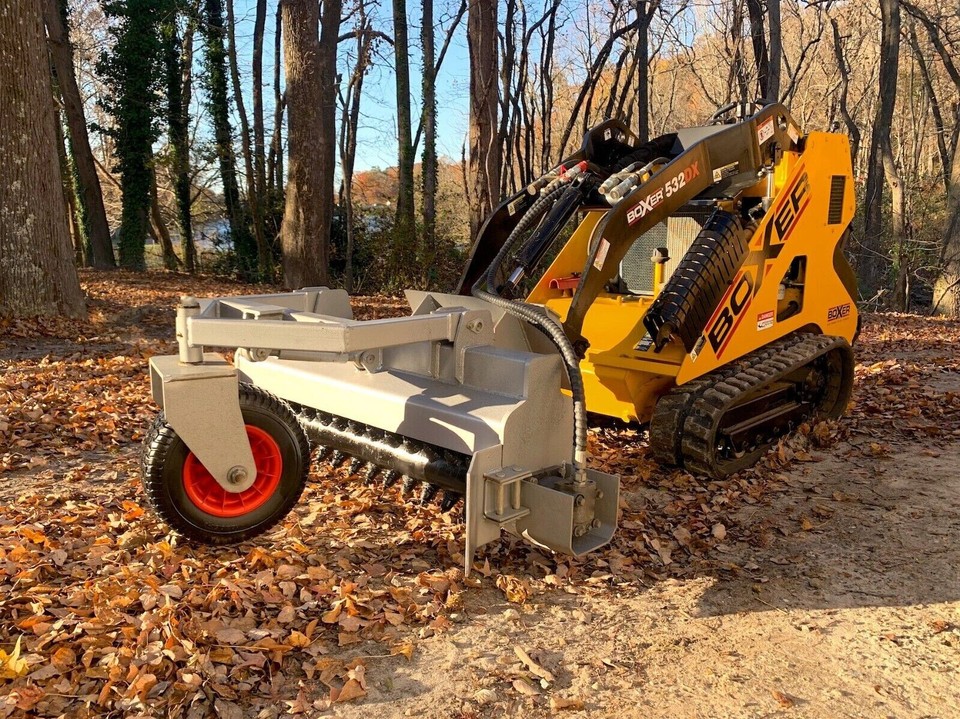 Gen2 Mini Skid Steer Power Rake Soil Conditioner for Toro Dingo Boxer ...