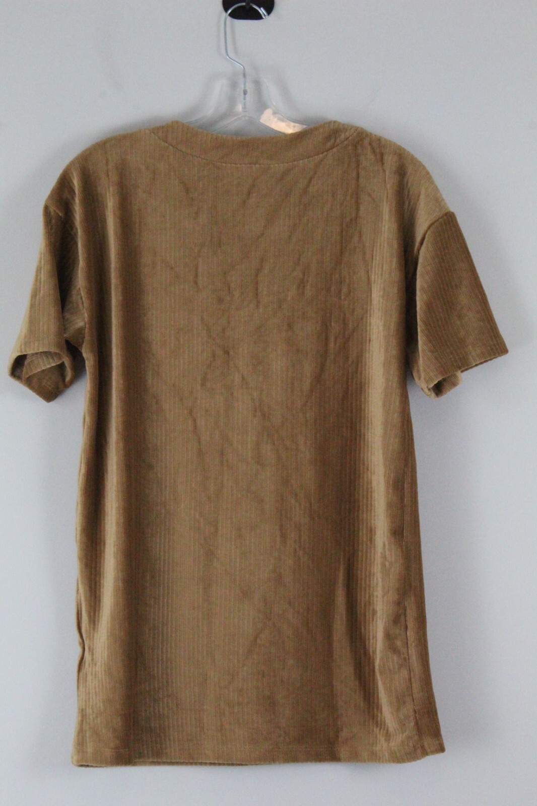 Women's Top Short Sleeve Amara Rib Velour Size XS FASHION NOVA Color ...