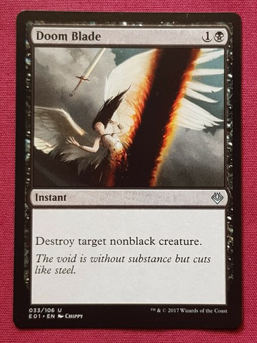 Magic The Gathering ARCHENEMY NICOL BOLAS DOOM BLADE black card MTG | eBay