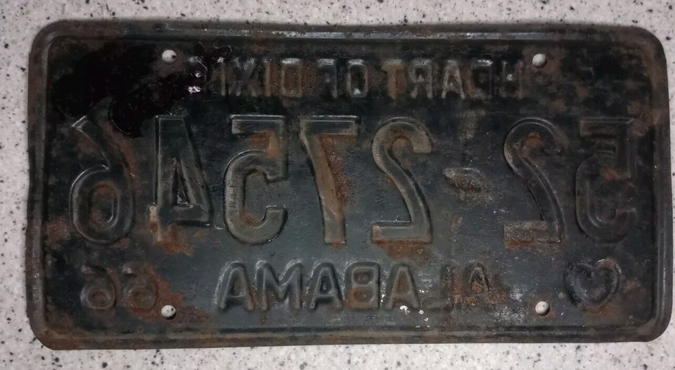alabama license plate 1966 Morgan County | eBay