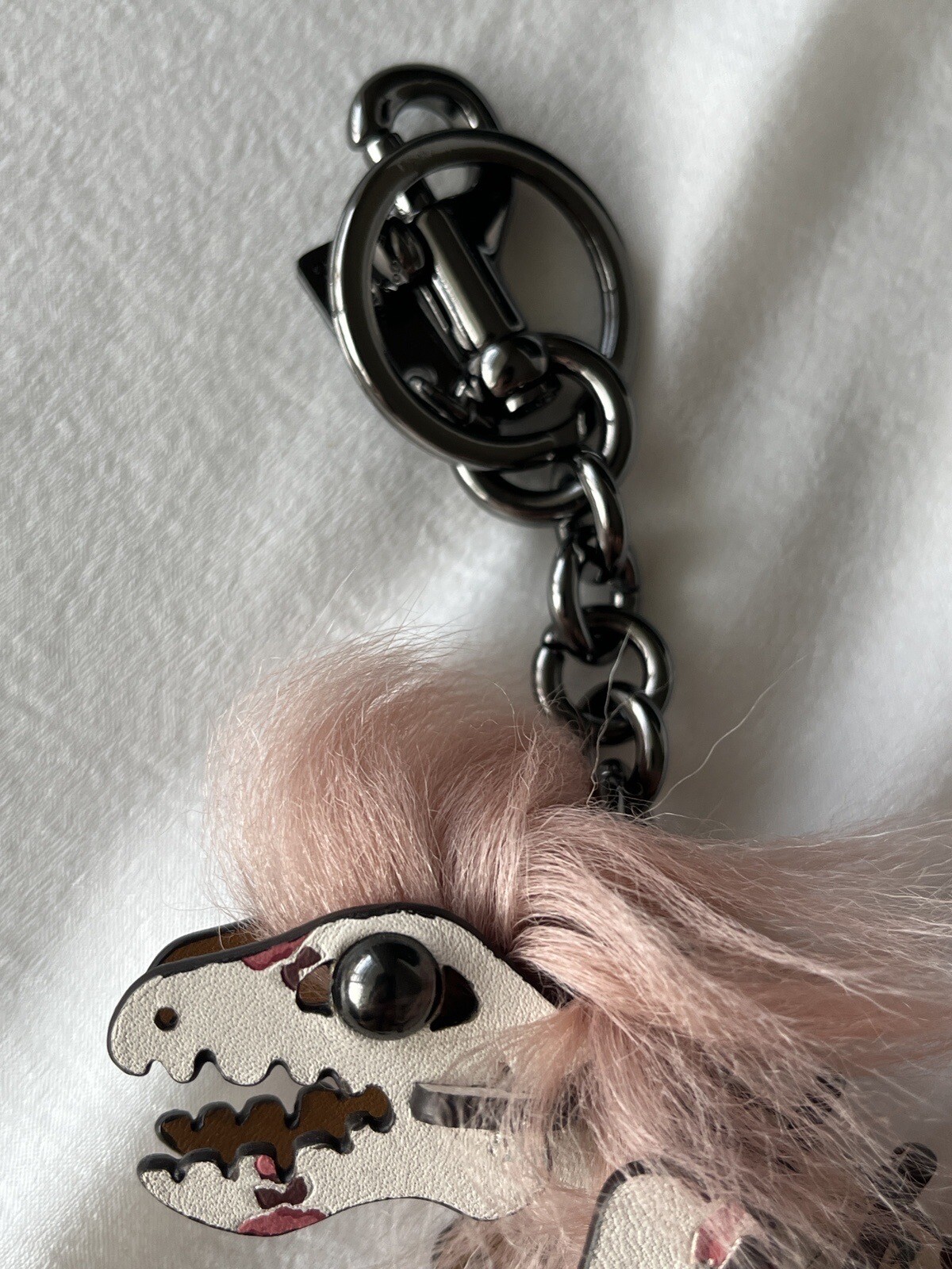 Coach Small Floral Printed Mohawk Rexy Bag Charm Keychain | eBay