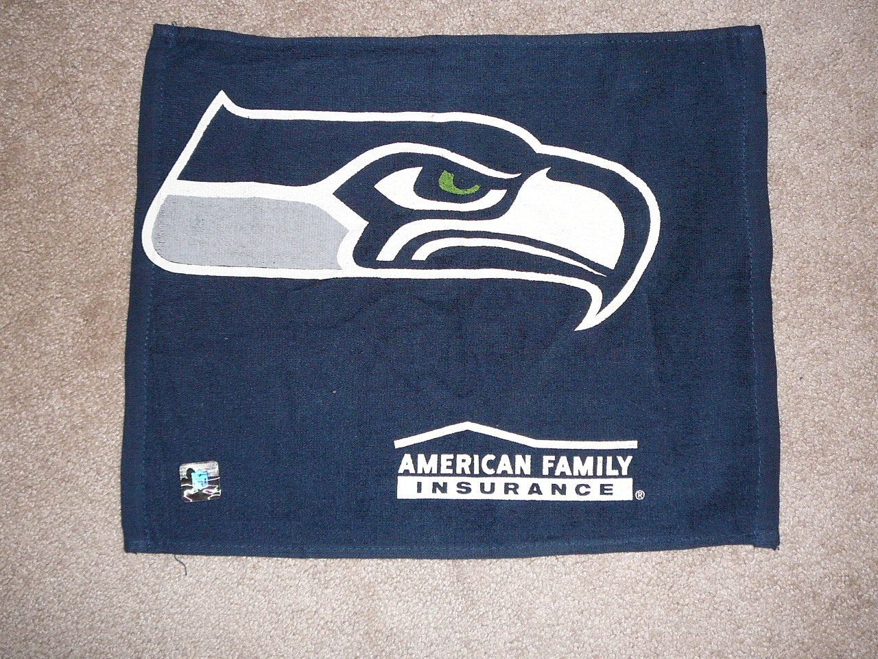 SEAHAWKS SGA BLUE RALLY TOWEL SUPER BOWL CHAMPS 2015 NFC CHAMPIONSHIP ...