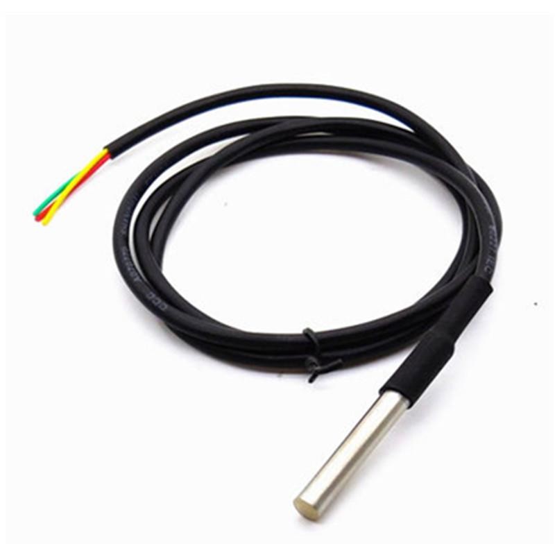 DS18B20 Waterproof Digital Sensor Cable Stainless Steel Probe Terminal ...