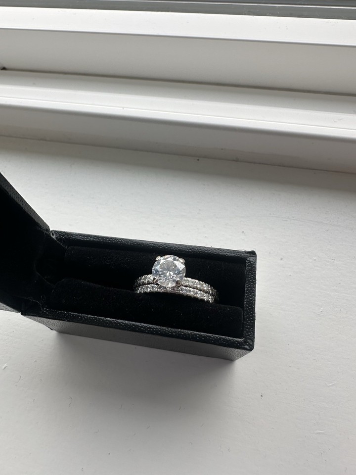 Blue Nile GIA 0.90 Diamond Engagement Ring 14k White Gold | eBay