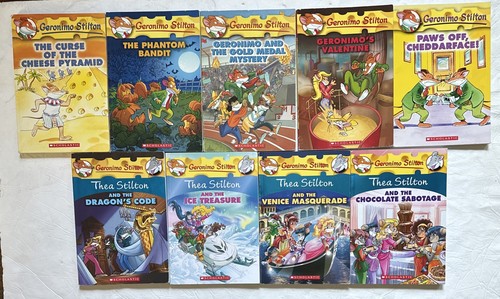 Lot of 9 Geronimo Stilton Paperback Chapter Books Geronimo And Thea ...