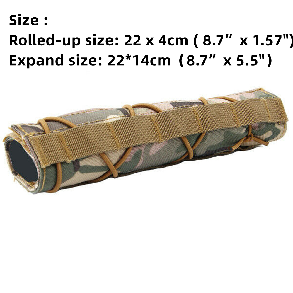Tactical Camouflage Silencer Cover Suppressor Mirage Wrap Muffler ...