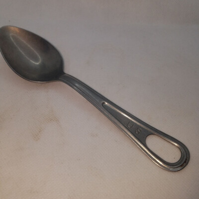 U. S. Army US mess utensil SPOON marked Utica vintage antique USGI ...