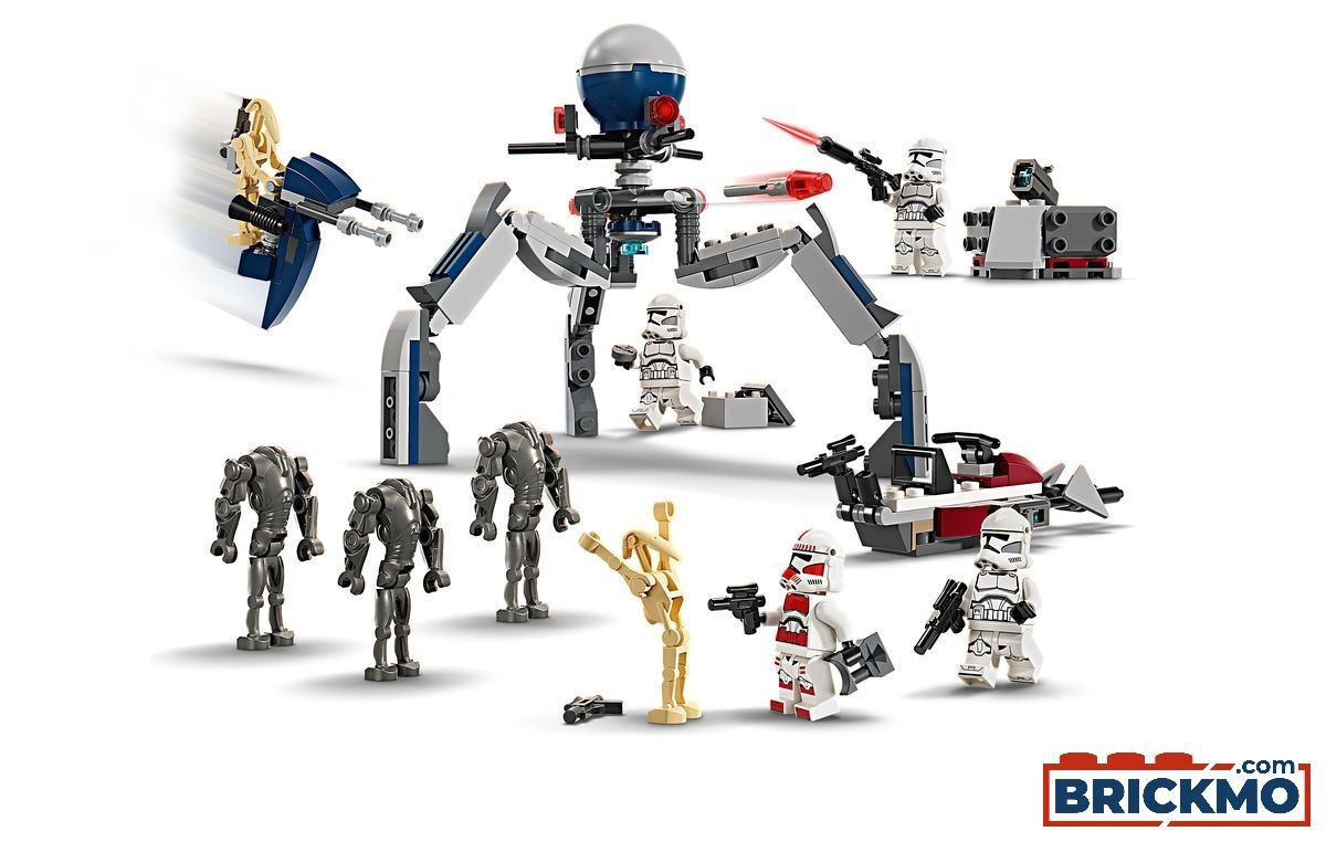 LEGO Star Wars 75372 Clone Trooper™ & Battle Droid™ Battle Pack 75372 ...