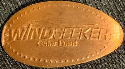 RETIRED! COPPER! WINDSEEKER - CEDAR POINT AMUSEMENT PARK OHIO PENNY | eBay