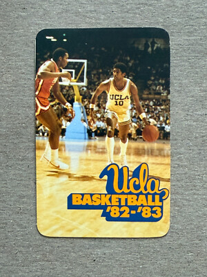 CBK 1982-83 UCLA BRUINS Basketball Schedule Card College ROD FOSTER | eBay