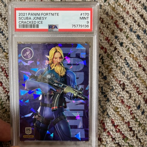 2021 Panini Fortnite Series 3 #170 Scuba Jonesy Cracked Ice PSA 9 🔥 | eBay