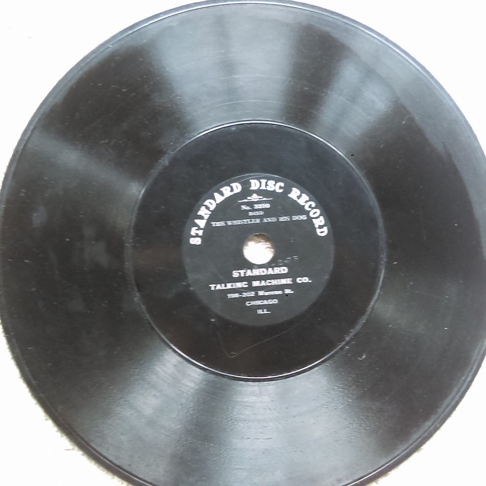 78 rpm Standard Disc Record 3290, Whistler and His Dog, one sided, VG ...