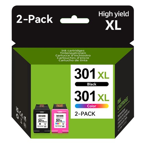301 Ink Cartridges for HP 301XL Deskjet 1050 2540 3050 Envy 4500 4504 ...