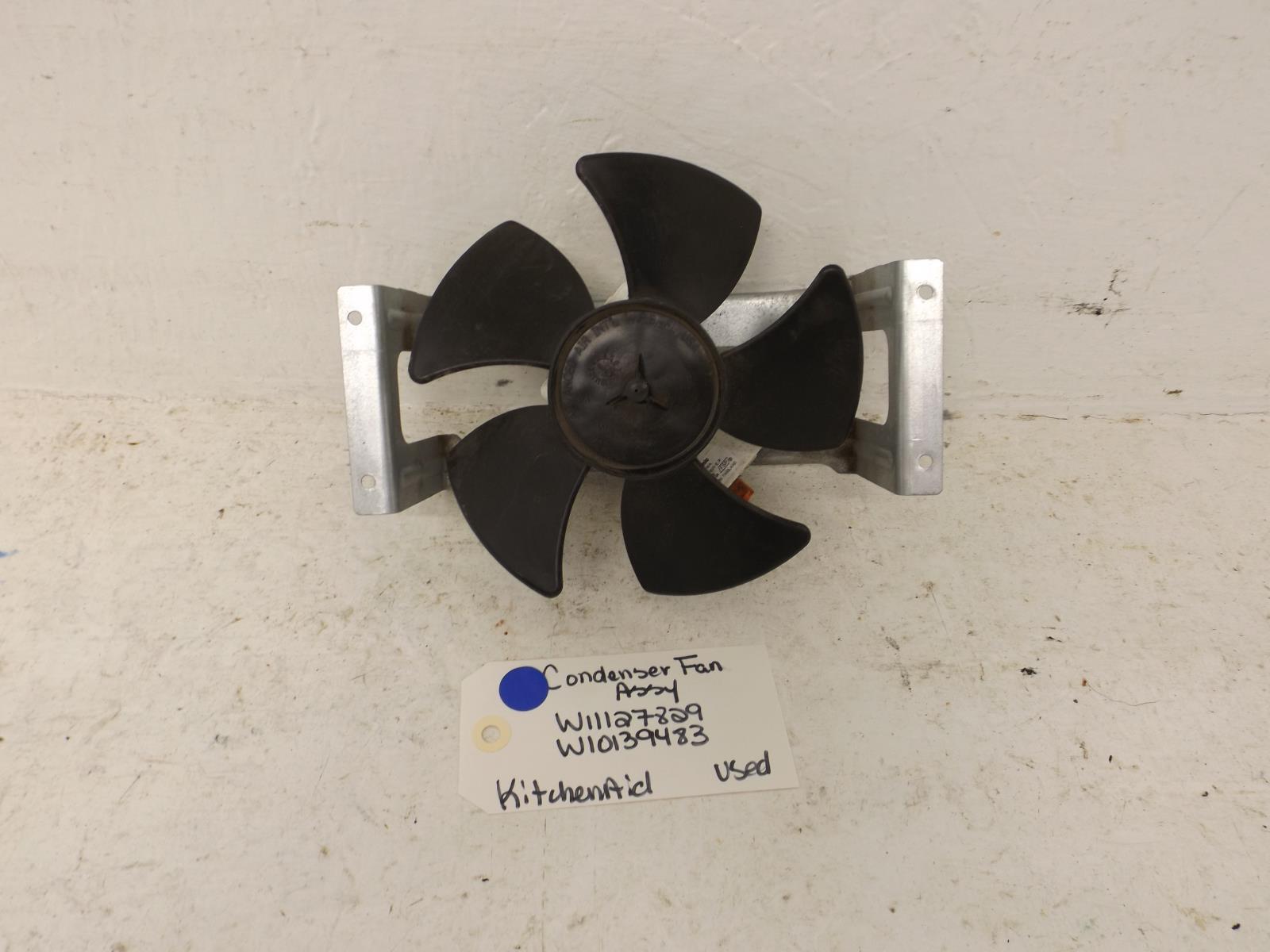 KitchenAid Refrigerator W11127829 W10139483 Condenser Fan Assy Used | eBay