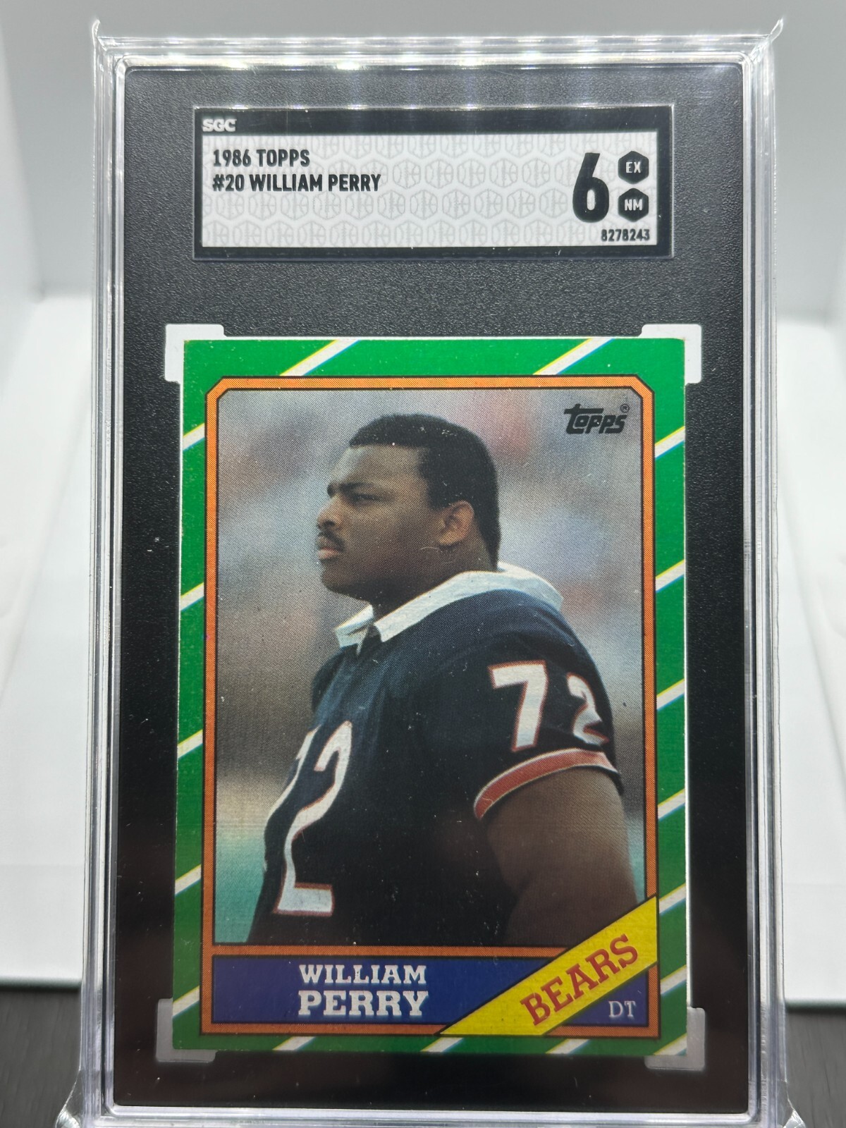 1986 Topps - William Perry #20 (RC) for sale online | eBay
