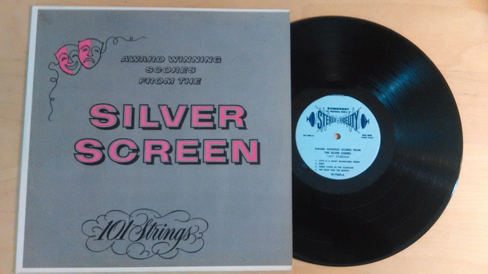 101 Strings Silver Screen Award Winning Scores 1958 Record LP-Miller ...