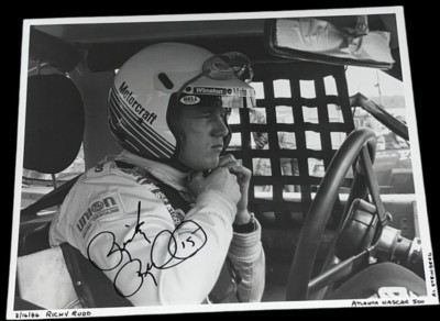 Ricky Rudd MOTORCRAFT 1986 ATLANTA WINSTON CUP VINTAGE NASCAR signed ...