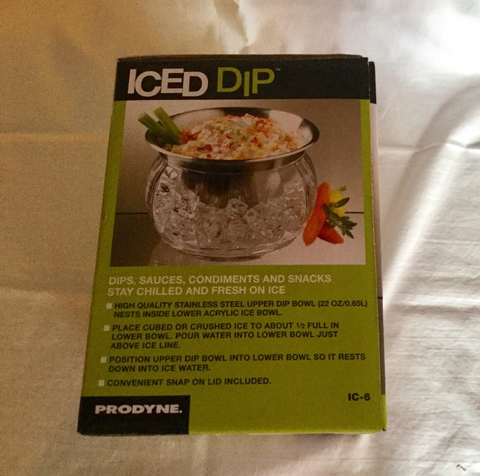Iced Dip Serving Bowl with a Lid - Soluções e tratamento de superfícies