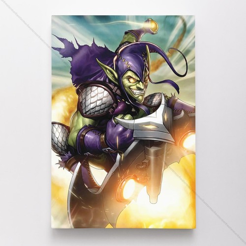 Green Goblin Poster Canvas Spider-Man Vol 5 #7 Marvel Comic Book Art ...