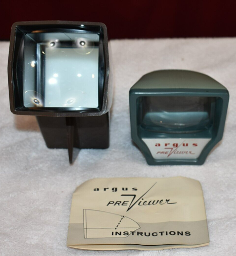 Vintage Lot of Argus PreViewer and GAF Pana-Vue 1 Slide Viewers Teal ...