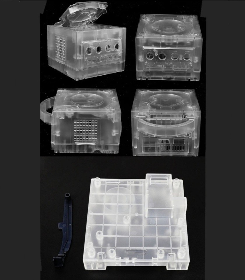 Gamecube Full Replacement Console Shell Housing Transparent Gameboy ...