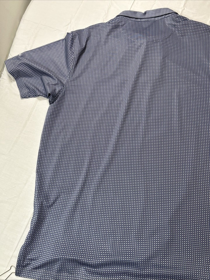 Peter Millar Summer Comfort Polo Shirt Men’s Size XL Gray Block Design ...