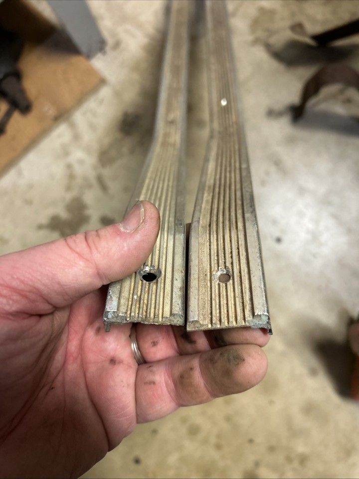 1965-66 F100 Step Plates LH-RH Pair Door Sill Scuff F250 Pickup Truck ...