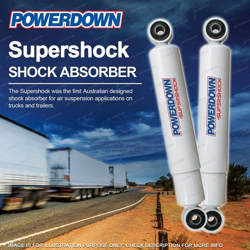 2 x Rear POWERDOWN SUPERSHOCK Shock Absorbers for NEWAY AD-252 ...