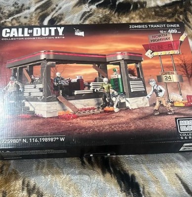 Mega Bloks Call of Duty Zombies TranZit Diner Construction Set (CNG84 ...