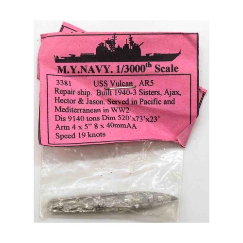 Mick Yarrow M Y Navy 1/300 USS Vulcan AR5 Pack New | eBay