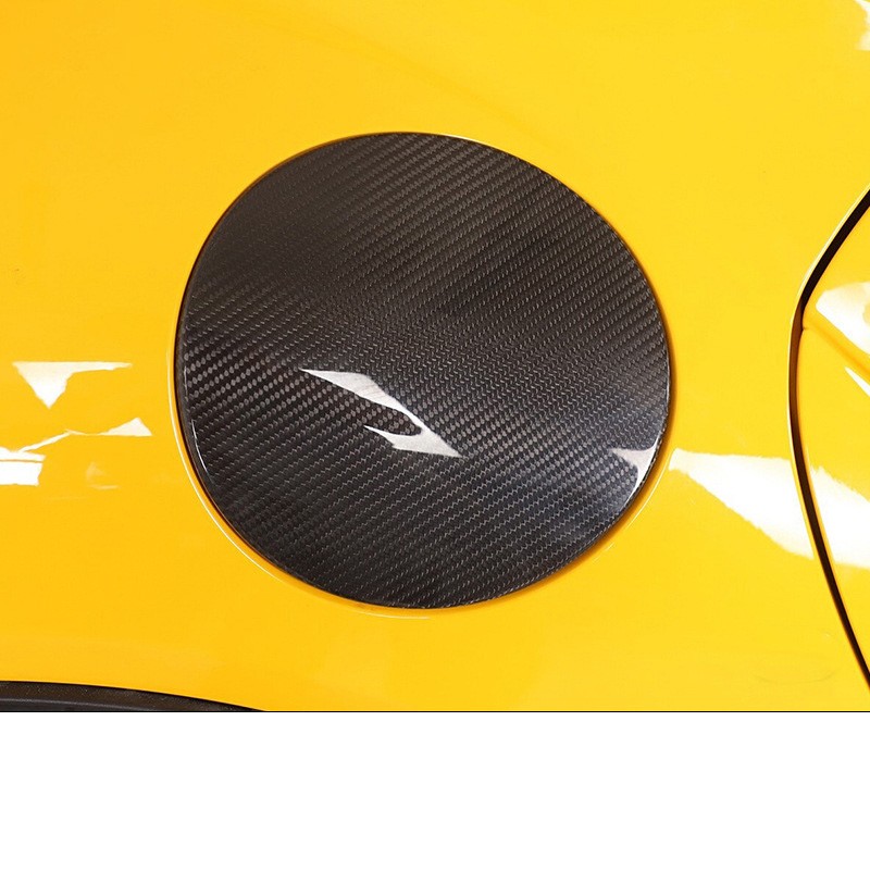 Carbon Fiber Car Exterior Fuel Tank Cover Trim For Toyota GR Supra A91 ...