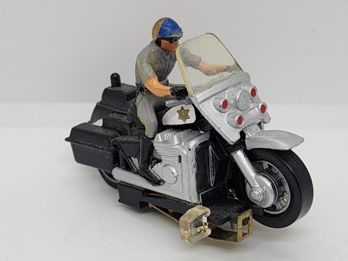 IDEAL CHIPS CHP POLICE BIKE MOTORCYCLE HO SLOT CAR NEAR MINT NICE CLEAN ...