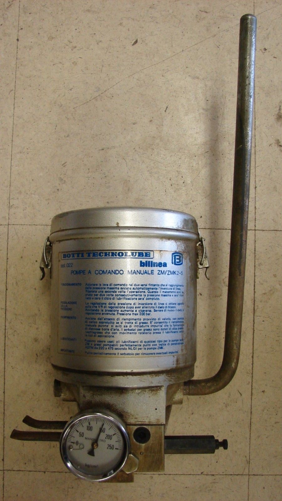 Botti Technolube manule Grease pump | eBay