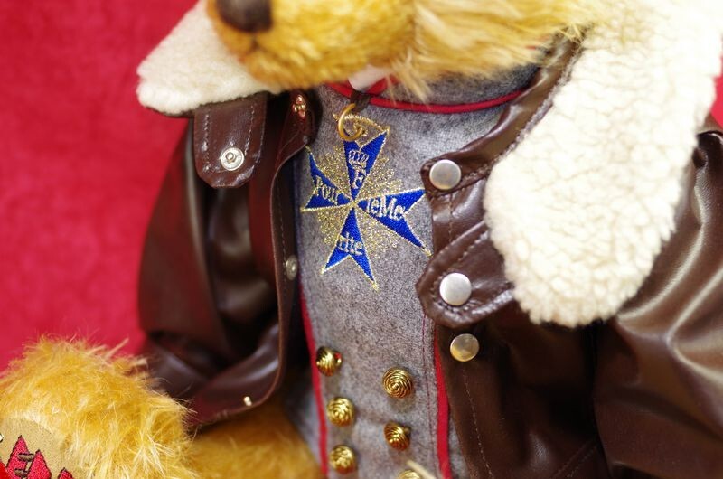 Limited American Edition 265A/500 A Hermann Red Baron Mohair Teddy Bear ...