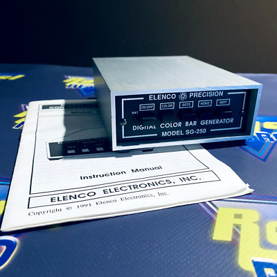 Elenco SG-250 Color Bar Generator – Vintage NTSC Video Test Equipment ...